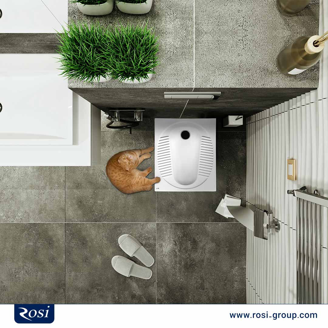 توالت زمینی رُسی مدل آنیسا [ خرید + قیمت ]